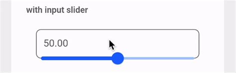 Input Sliders Vaah Docs