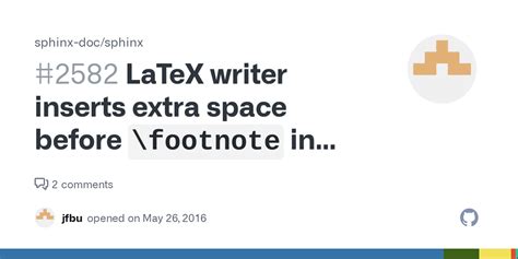 Latex Writer Inserts Extra Space Before `footnote` In Produced Latex