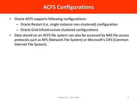 Oracle Acfs High Availability Nfs Services Hanfs Pptx Operating Systems Computer