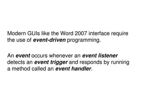 Ppt Event Driven Programming Powerpoint Presentation Free Download