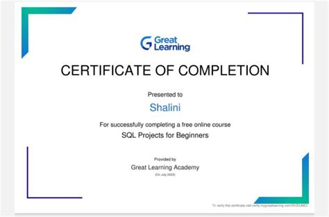 Shalini G On Linkedin Hi Everyone I Had Successfully Completed The