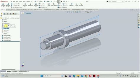 How To Design A Shaft In Solidworks Solidworks Class 3 Youtube