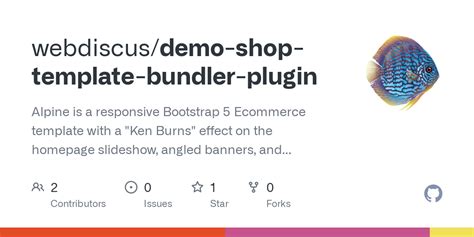 Github Webdiscusdemo Shop Template Bundler Plugin Alpine Is A