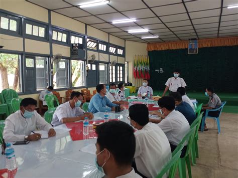 မွန်ပြည်နယ် ရေးမြို့နယ်တွင် ကိုဗစ် ၁၉ ရောဂါ ကာကွယ်၊ ထိန်းချုပ်၊ ကုသရေး မြို့နယ်အဆင့် လုပ်ငန်းကော