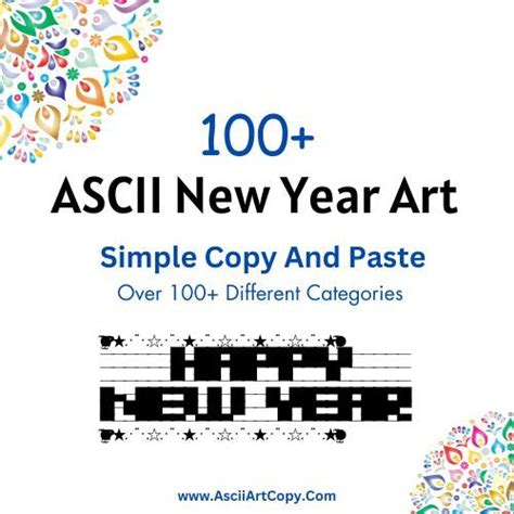 100 Happy New Year Ascii Art