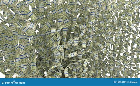 Us Dollars Bundles Background Stock Illustration Illustration Of