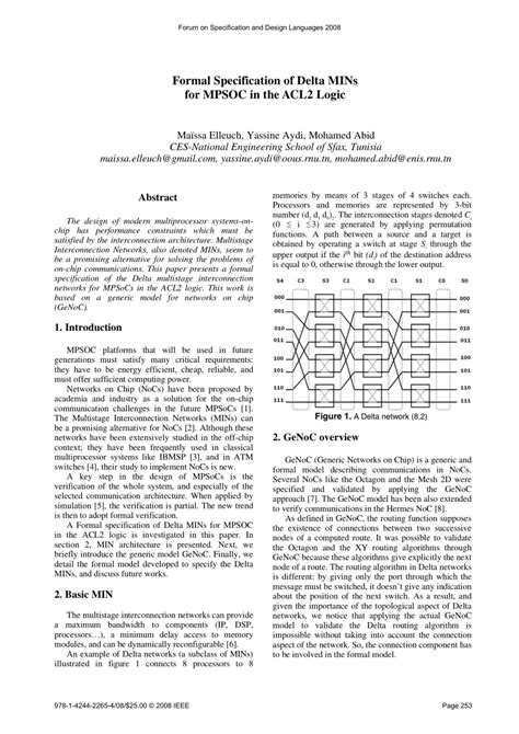 Pdf Formal Specification Of Delta Mins For Mpsoc In The Acl2 Logic