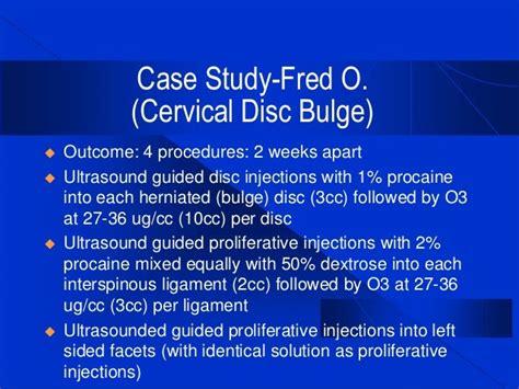 Intradiscal Ozone Treatment Of Vertebrae