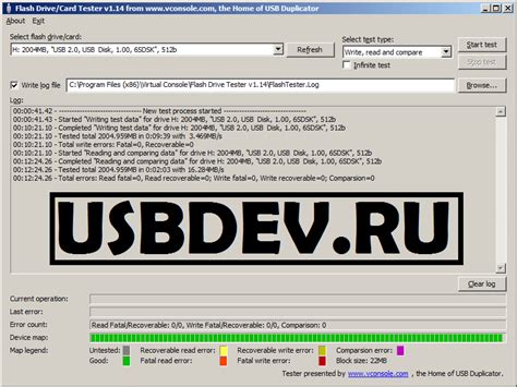Flash Drive Tester V1 14 USBDev Ru