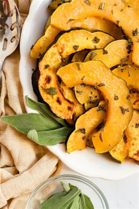 Air Fryer Acorn Squash Slices The Darling Apron