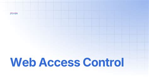Web Access Control Jtoken