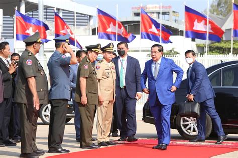 សម្តេចតេជោ ហ៊ុន សែន នាយករដ្ឋមន្ត្រីកម្ពុជា ដឹកនាំគណៈប្រតិភូជាន់ខ្ពស់