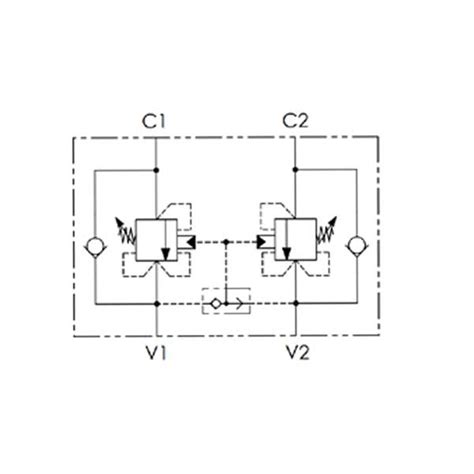 Dual Counter Balance Valve Closed Centre Jonlin Hydraulics And Engineering
