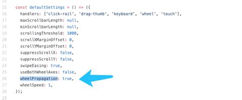 The Options Wheelpropagation Default Value Is True But Its False At