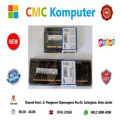 Jual Memori Komputer Gb Memory Ram Ddr Komputer Pc Computer Memori Laptop Kota Jambi CMC