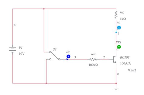 Transistor As A Switch Multisim Live