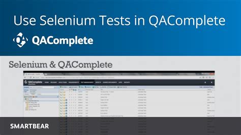 How To Integrate Selenium Tests In Qacomplete Youtube