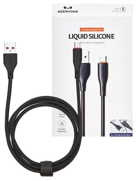 Кабель Microusb Keephone Кабель синхронизации Usb A To Micro Usb на Redmi 6a 10w купить по