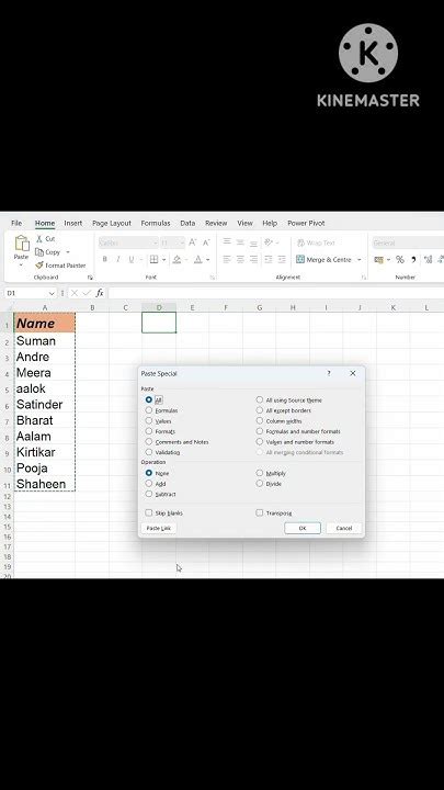 Viral 🔥trick For Transpose Data Excelformula Viralformulas Newtrick