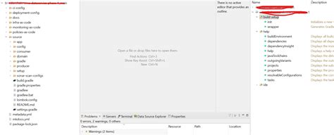 Java Folder Of Build Is Not Coming In Gradle Tasks In Eclipse Stack