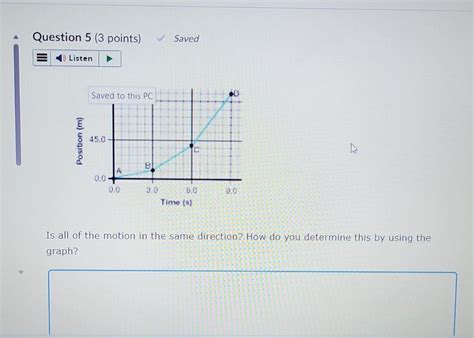 Solved Is All Of The Motion In The Same Direction How Do Chegg Com