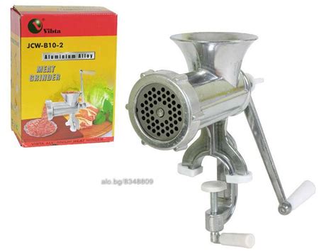 Ръчна месомелачка алуминиева Номер 10 Месомелачка Машини за обработка на храна Асеновг