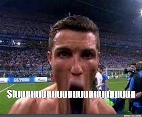 Создать мем Siuuu Ronaldo роналдо Siuuuuu Ronaldo Картинки Meme