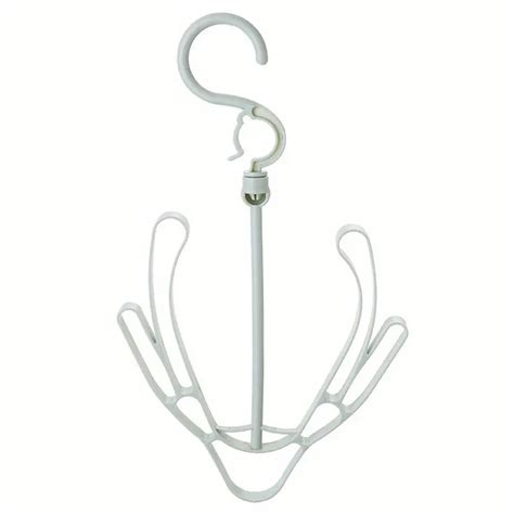 3개 팩 플라스틱 신발 건조 랙 회전 고리 포함 다목적 공간 절약 옷 및 신발 걸이 빠른 건조 발코니 및 가정용 다용도