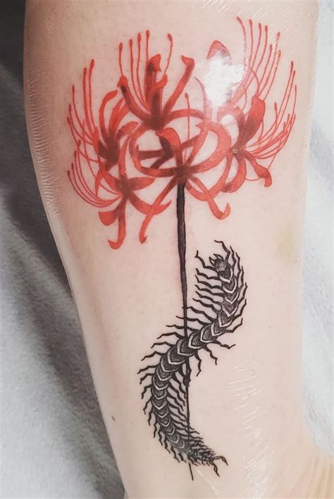 Red Spider Lily Tattoo Tatuajes Creativos Ideas De Tatuaje Pequeño