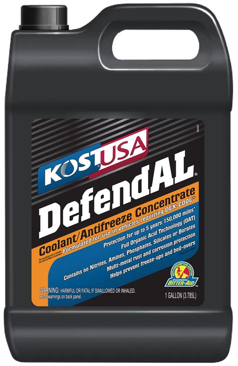 DefendAL® Coolant / Antifreeze (Formulated for use in vehicles ...