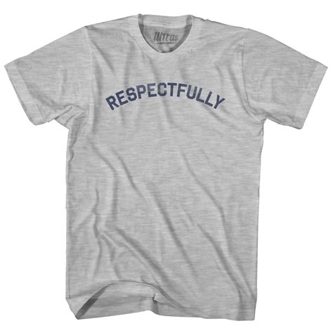 Respectfully Adult Cotton T Shirt Cotton Ink Lab
