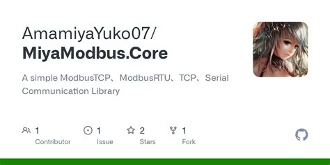 Github Amamiyayuko Miyamodbus Core A Simple Modbustcpmodbusrtu