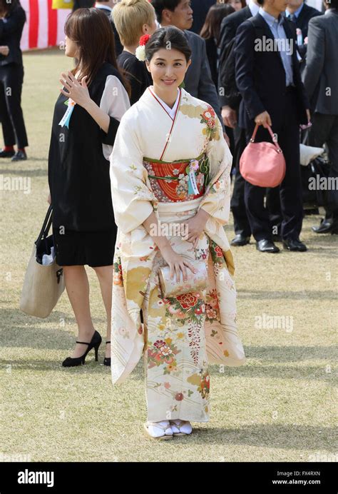 Tokyo Japan 9th Apr 2016 Manami Hashimoto Attends Cherry Blosoms Viewing Party Hosted By The