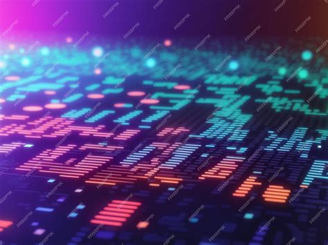 Premium Ai Image Binary Trails Digital Footprint Background Created With Binary Code