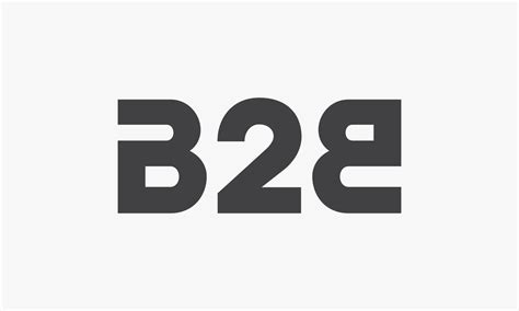 b2b business to business logo isolated on white background 4702342 vector art at vecteezy