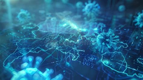 An Interactive Map Animation Showcasing A Detailed Image Of Earth As Seen From Space Stock Video