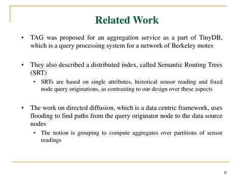 ppt fdsi tree a fully distributed spatial index tree for efficient and power aware range