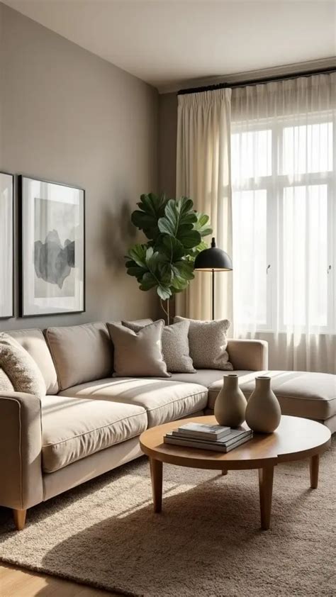 12 Greige Living Room Ideas For Warm Style Dexdecor