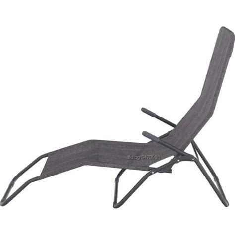 Градински шезлонг с подлакътници Мебели за градината Бургас Градински шезлонг с подлак