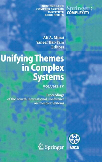 new england complex systems institute series on complexity unifying