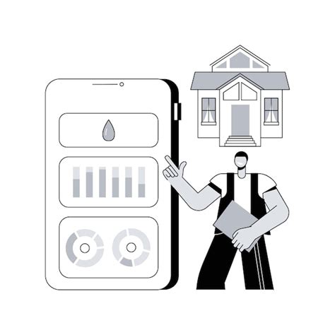 Premium Vector Water Contamination Detection System Abstract Concept