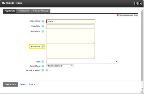 Content Management System What Is The Difference Between Keywords And Metadata In Dotnetnuke