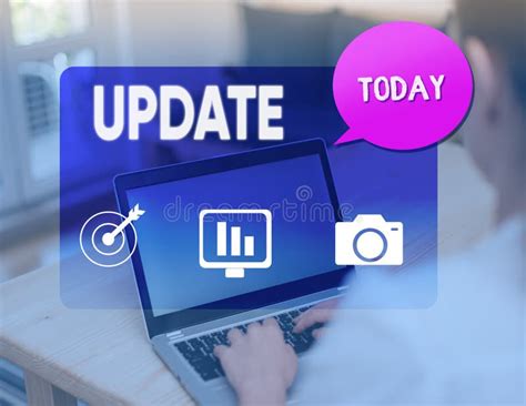 Word Writing Text Update Business Concept For Make Something More Modern Or Up To Date Like