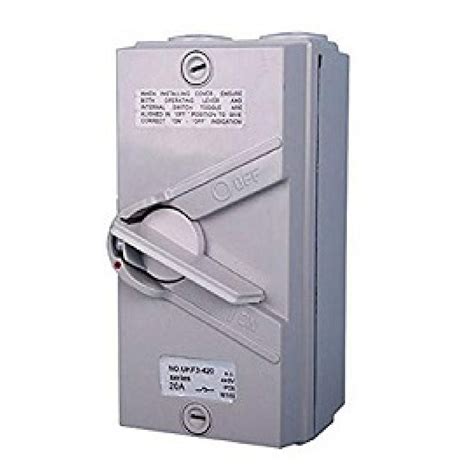 Schneider Whd35 Surface Mount 2 Pole Isolating Switch 35a 440v Ip66