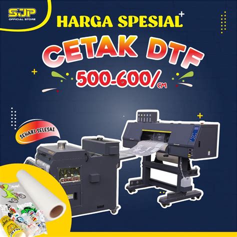 Jual Cetak Sablon Dtf Siap Press Ukuran 1cm Minimal 60cm Shopee Indonesia