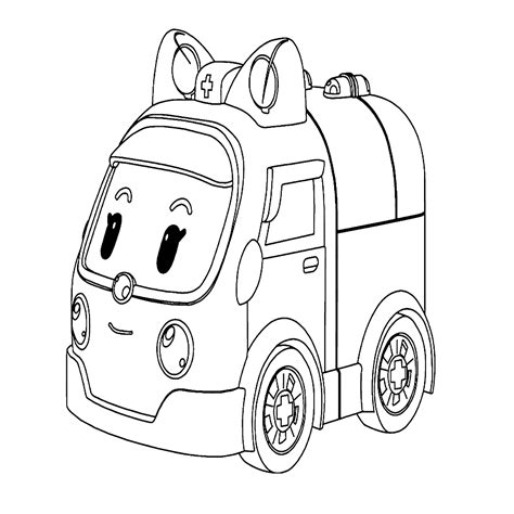 Robocar Poli Coloring Pages Books Free And Printable