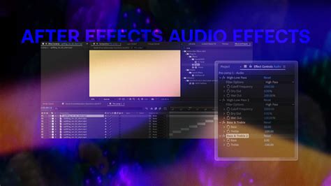 Learn How To Edit Create Amazing Audio Effects In After Effects Motion Array