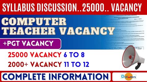 BPSC TRE COMPUTER TEACHER VACANCY And COMPLETE INFORMATION Bpsc