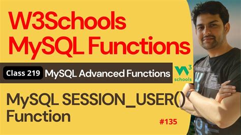 Mysql Functions Mysql Advanced Functions Mysql Sessionuser Function 135 219 W3schools