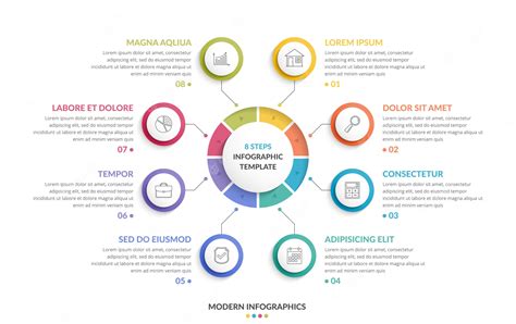 Premium Vector Circle Infographic Template